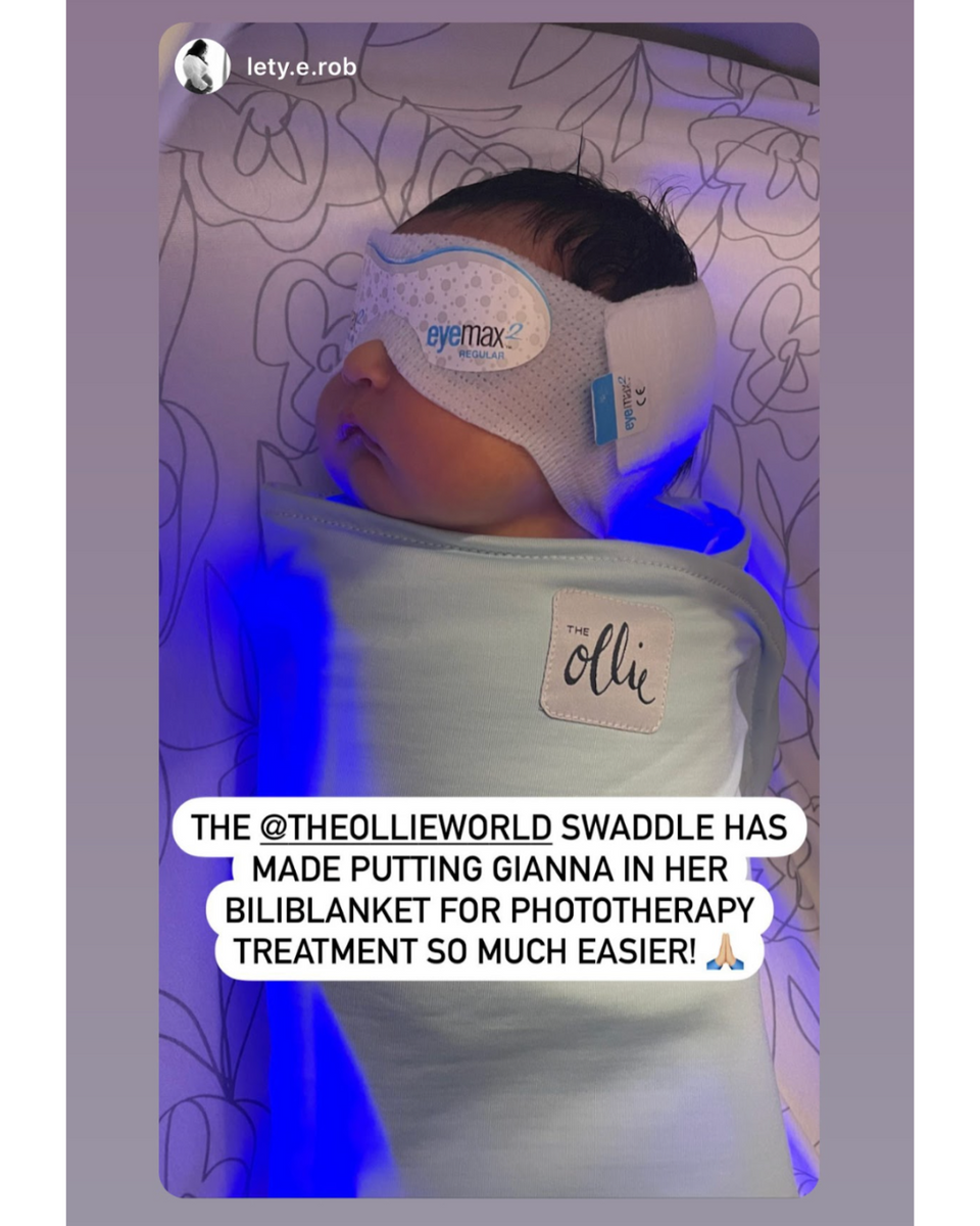 "Made Putting her in her Biliblanket for Phototherapy Treatment So Muc